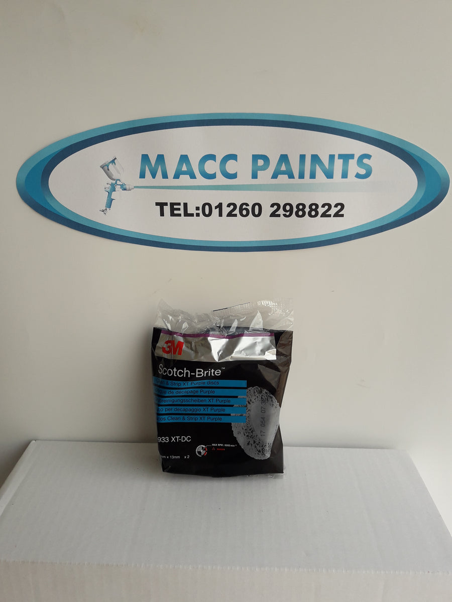 3M 51893 CLEAN & STRIP XT PURPLE DISC (x2 DISCS) – Macc Paints Ltd