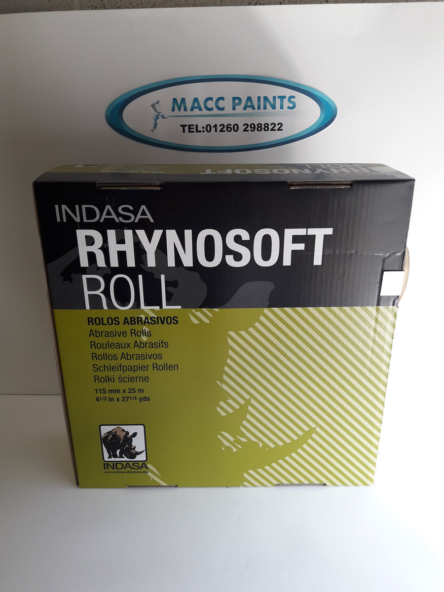 INDASA RHYNOSOFT ROLL 4.5IN P320 P500 – Macc Paints Ltd